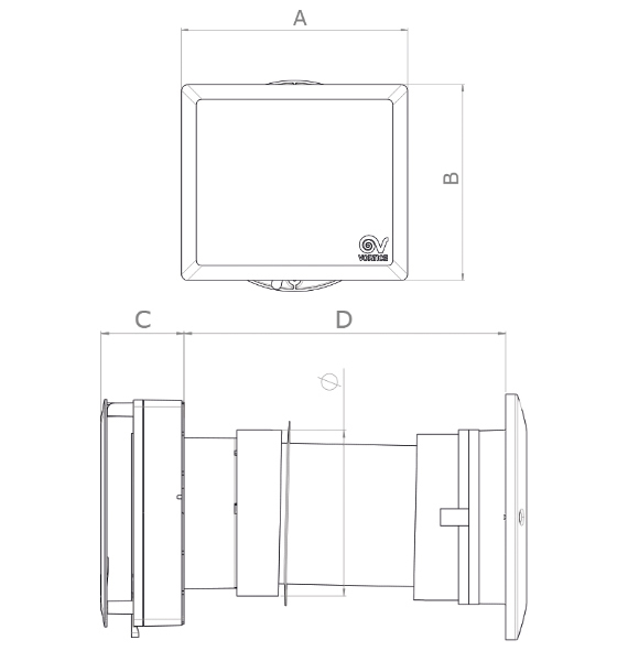 VORT HRW 40 MONO EVO HCS WiFi - Vmc e recupero calore Recupero calore ...
